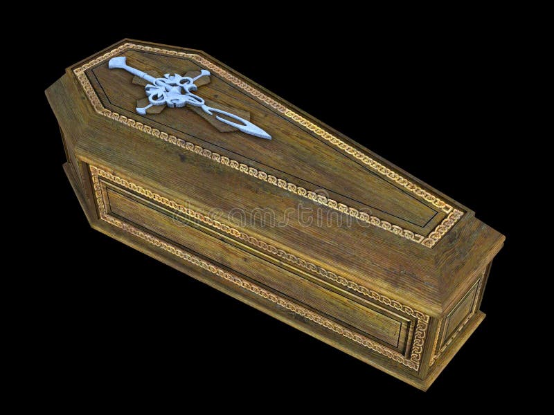 Coffin stock image. Image of vampire, horror, fear, park - 61159423