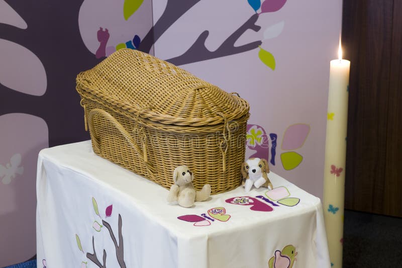 Coffin for kid stock photo. Image of pass, crematory - 39588012