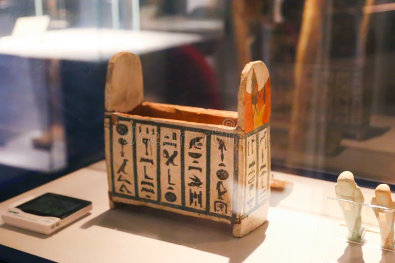 Coffin at Museum of Embalming at Luxor, Egypt Editorial Image - Image ...
