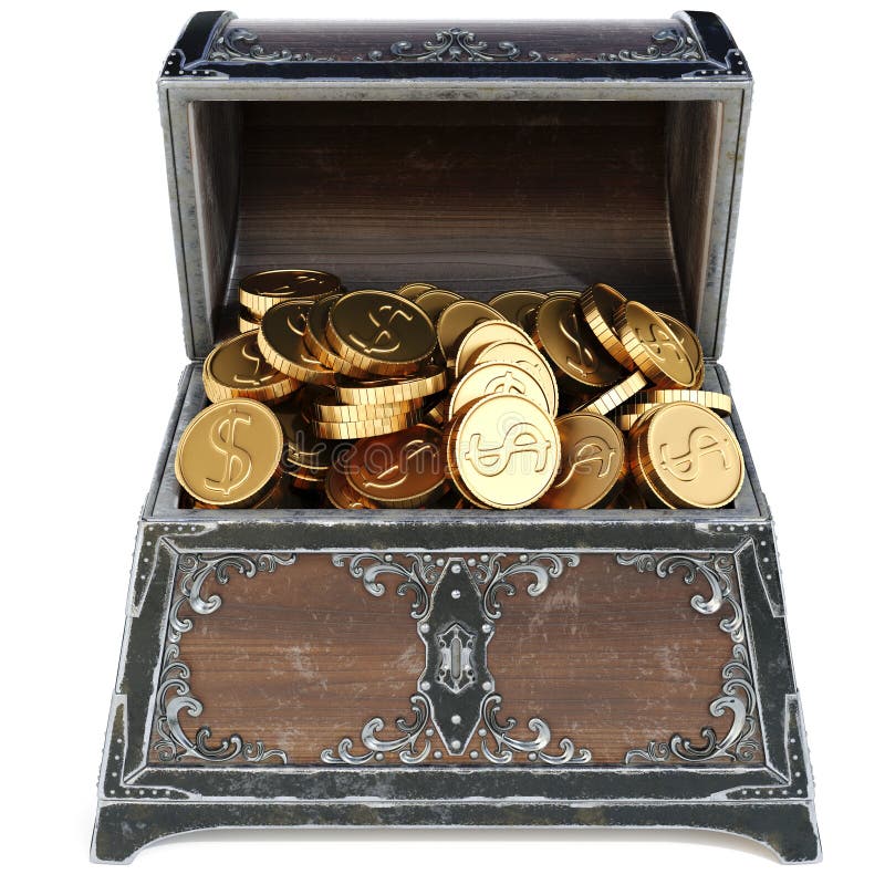 Coffre illustration stock. Illustration du brun, illustration - 71173018