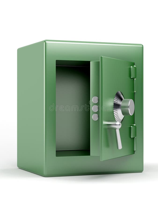 Coffre-fort vide illustration stock. Illustration du cadre - 25824105