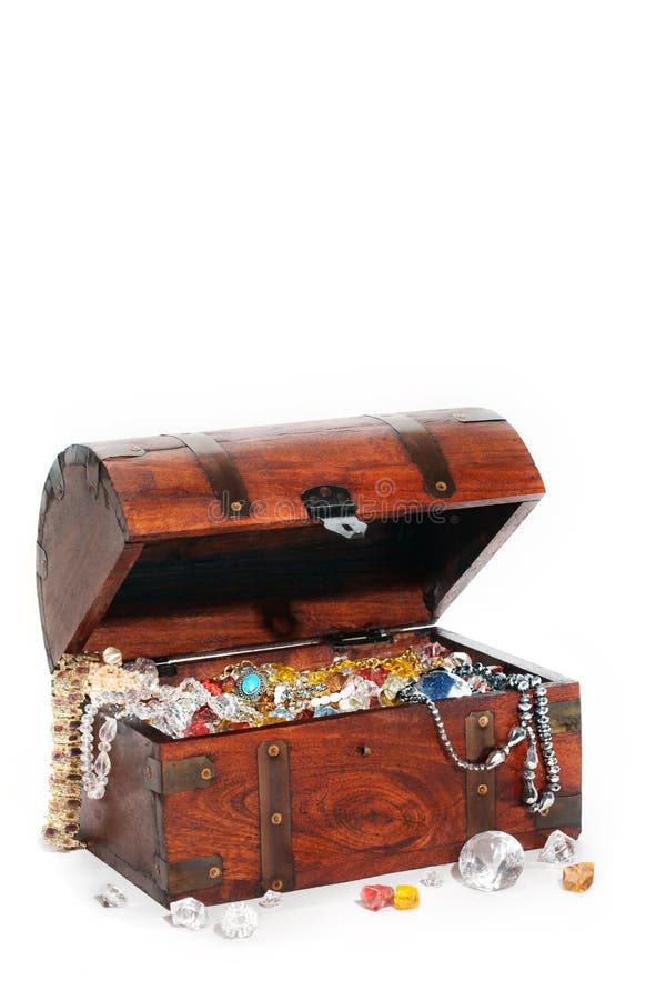 Cofre del tesoro imagen de archivo. Imagen de completo - 52526271