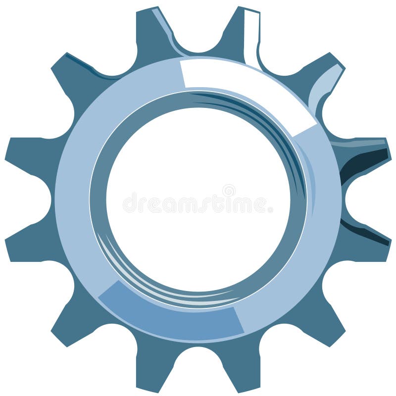 Cog stock illustration. Illustration of teeth, gear, tool - 5629104