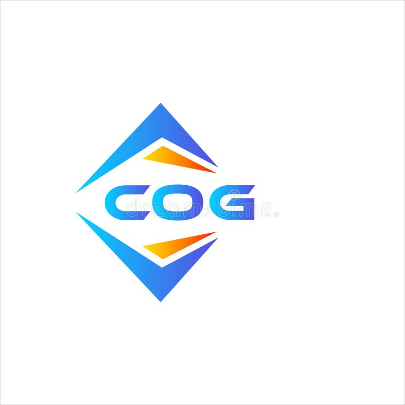 COG Abstract Technology Logo Design on White Background. COG Creative ...