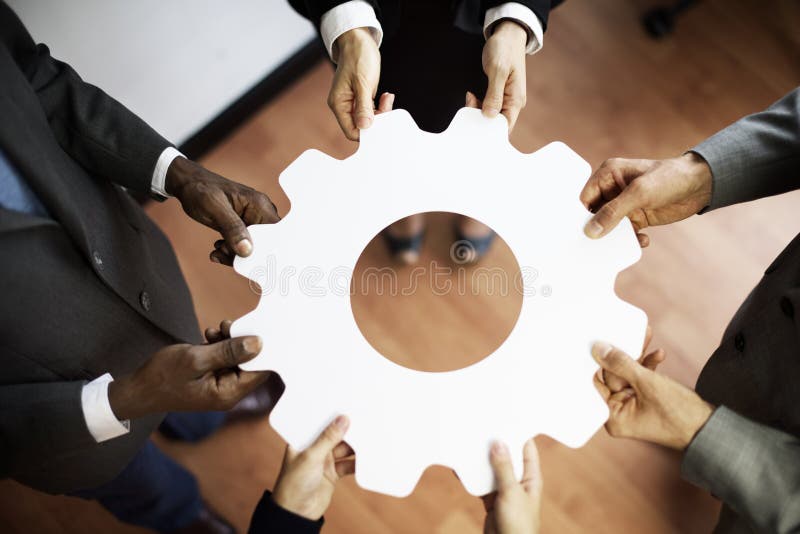Cog Connection Business Corporate Support Concept Stock Image - Image ...