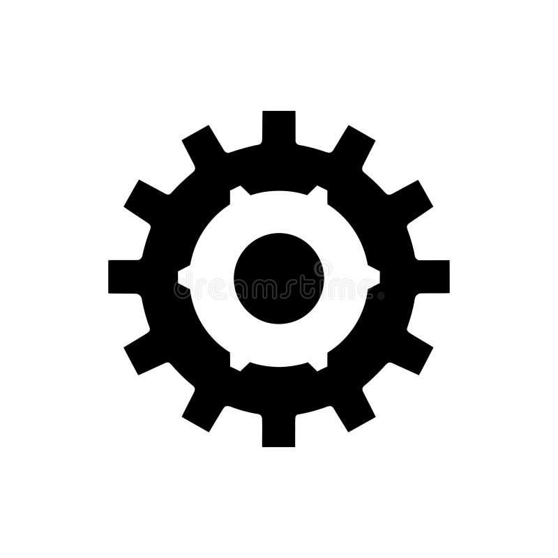 Cog Craft gear icon stock vector. Illustration of industrial - 306213759