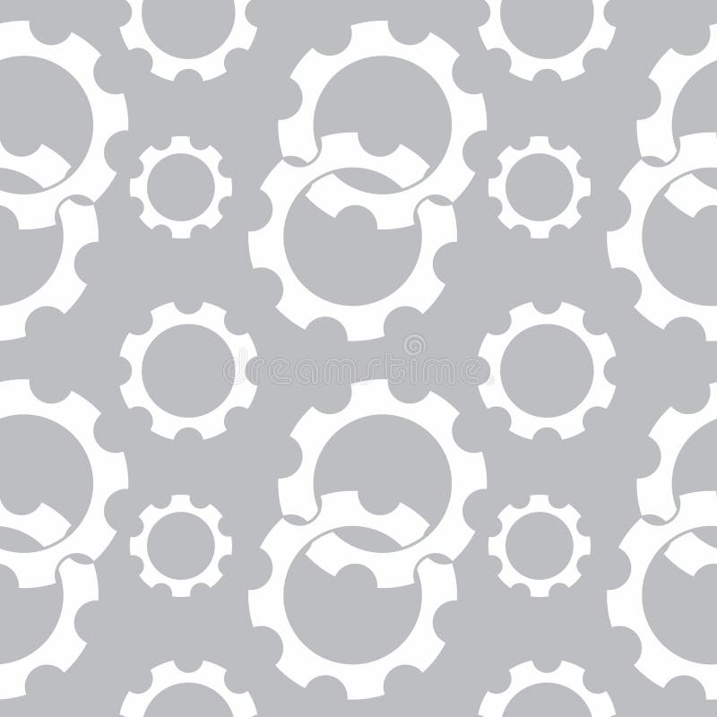 Cog Gear Machine Industry Symbol Seamless Vector Stock Vector ...