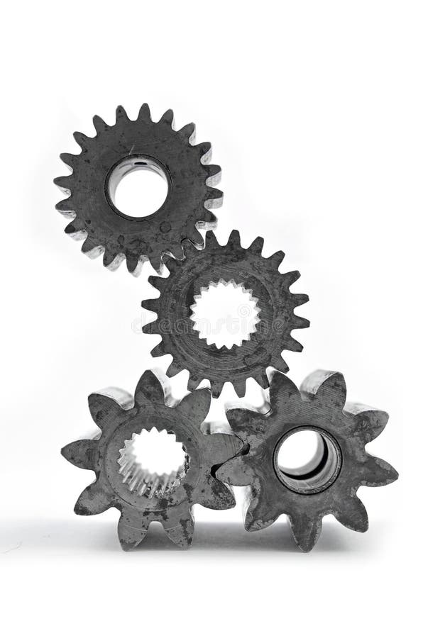 Cog Gears Mechanism Closeup. Stock Photo - Image of industry, metaphor ...