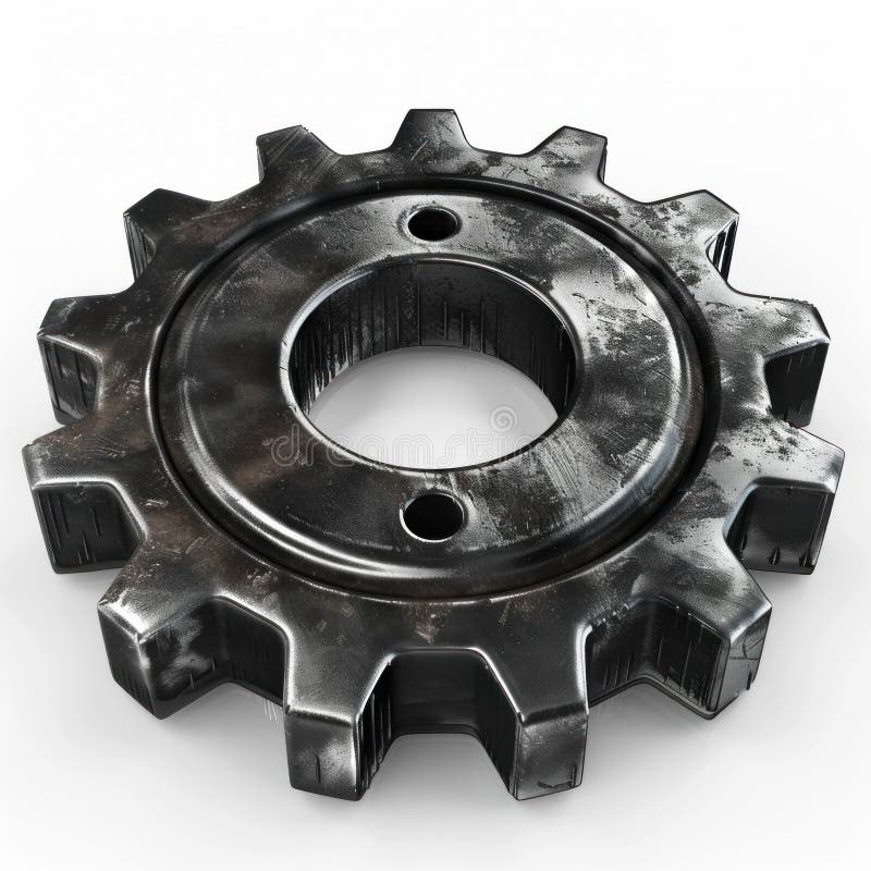 A Cog Isolated on White. Generative Ai Stock Illustration ...