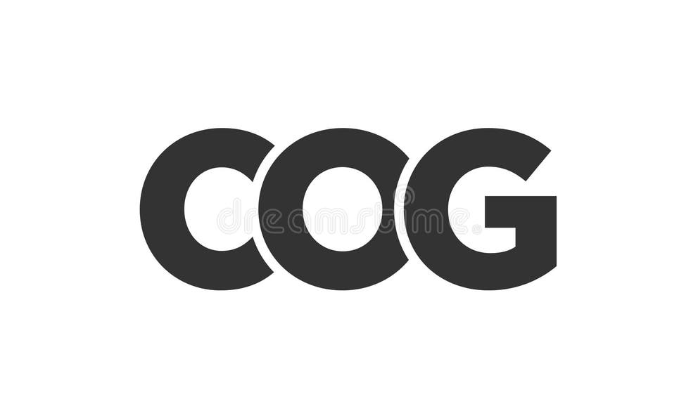 COG Logo Design Template with Strong and Modern Bold Text. Initial ...