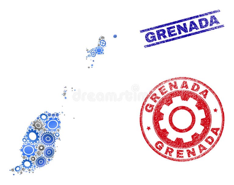 Grunge Grenada Seals Stock Illustrations – 23 Grunge Grenada Seals ...