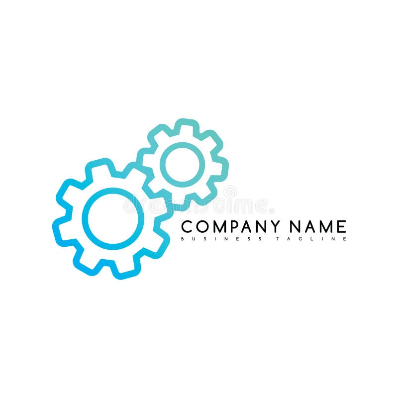 Cog Setting Brand Template Logo Logotype Theme Art Stock Vector ...