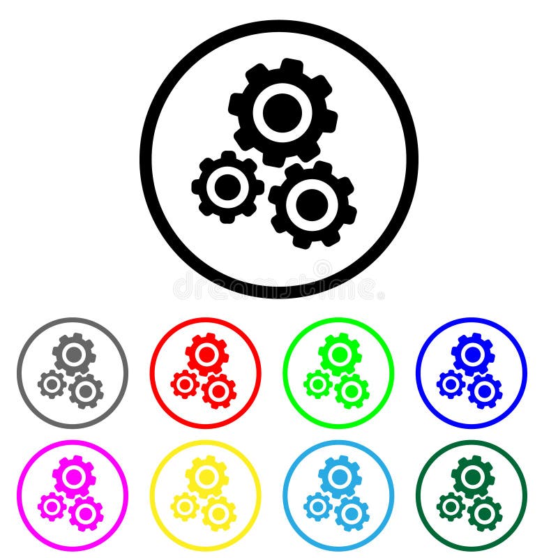 Cog Vector Icon. Settings Illustration Symbol. Settings Symbol Stock ...