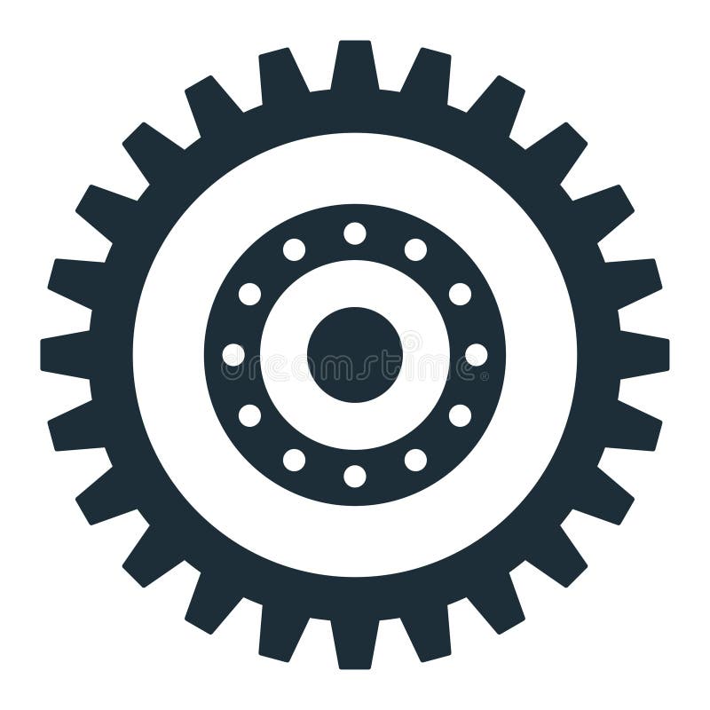 Engineer Symbol, Engineering Sign, Cogwheel Sign in the Industry Stock ...