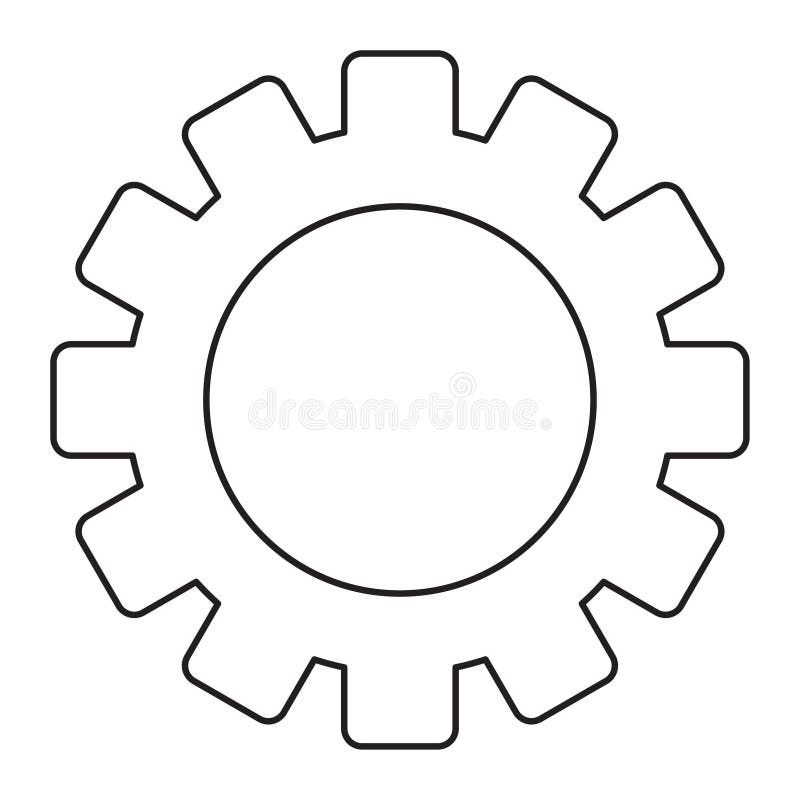 Engineer Symbol, Engineering Sign, Cogwheel Sign in the Industry Stock ...