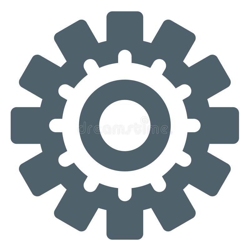 Engineer Symbol, Engineering Sign, Cogwheel Sign in the Industry Stock ...