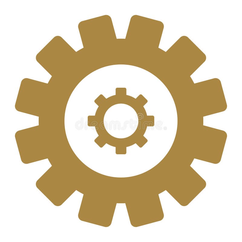 Engineer Symbol, Engineering Sign, Cogwheel Sign in the Industry Stock ...