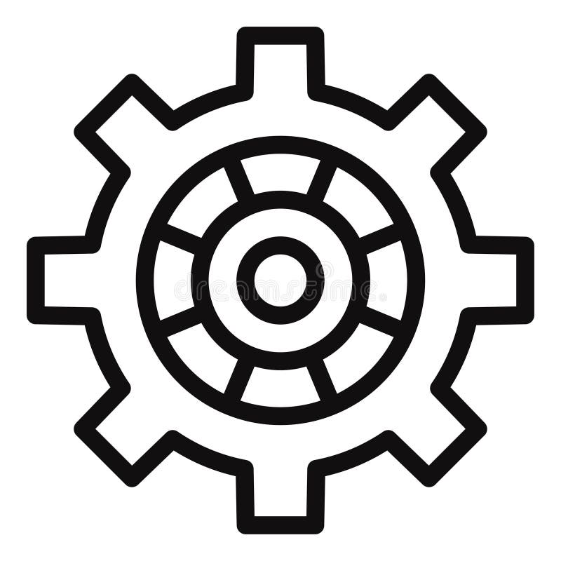 Engineer Symbol, Engineering Sign, Cogwheel Sign in the Industry Stock ...