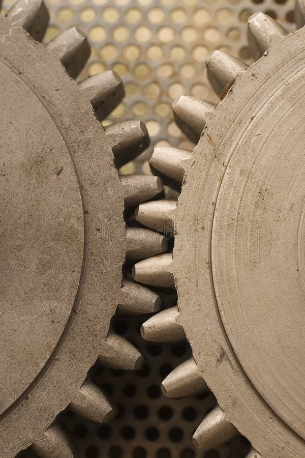 Cog Wheels Structures. Mechanics Project Sketches. Stock Illustration ...