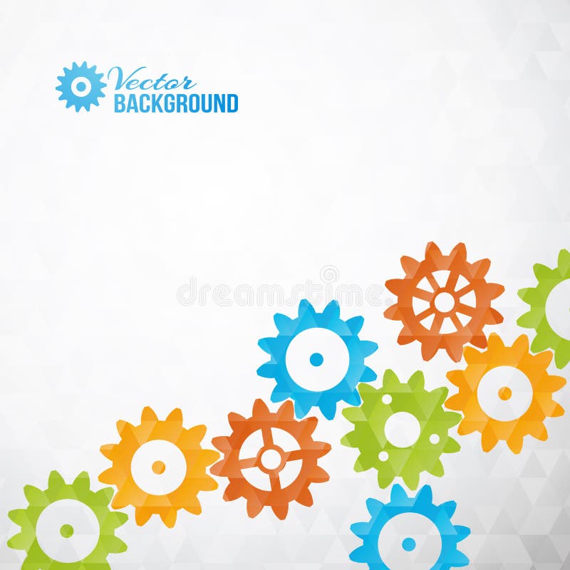 Cog wheels. stock vector. Illustration of menu, chart - 37155549