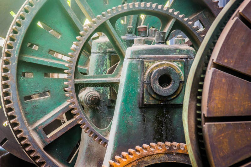 Cog wheels stock photo. Image of aged, technical, machine - 157748666