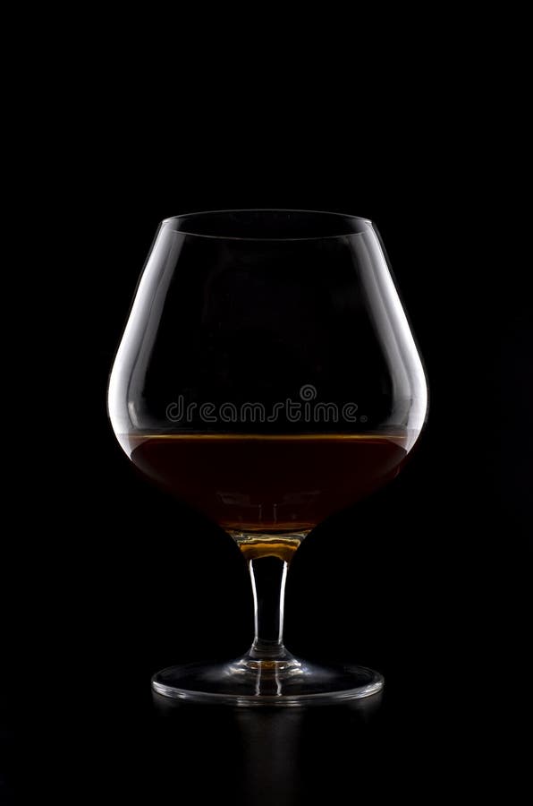 Cognac on black stock image. Image of brandy, spirit, tasting - 8519155