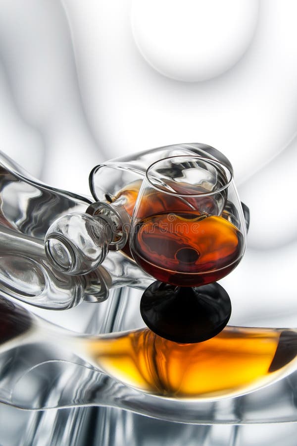 Cognac brandy whiskey stock image. Image of dark, luxury - 69255027