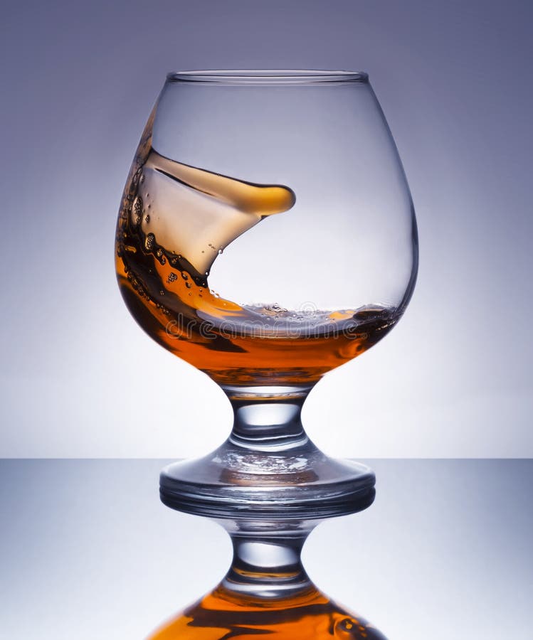 Cognac glass stock photo. Image of closeup, alcoholic - 35212034