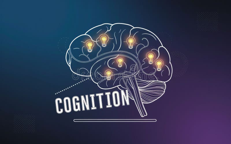 An Illustration of the Term Cognition Stock Illustration - Illustration ...