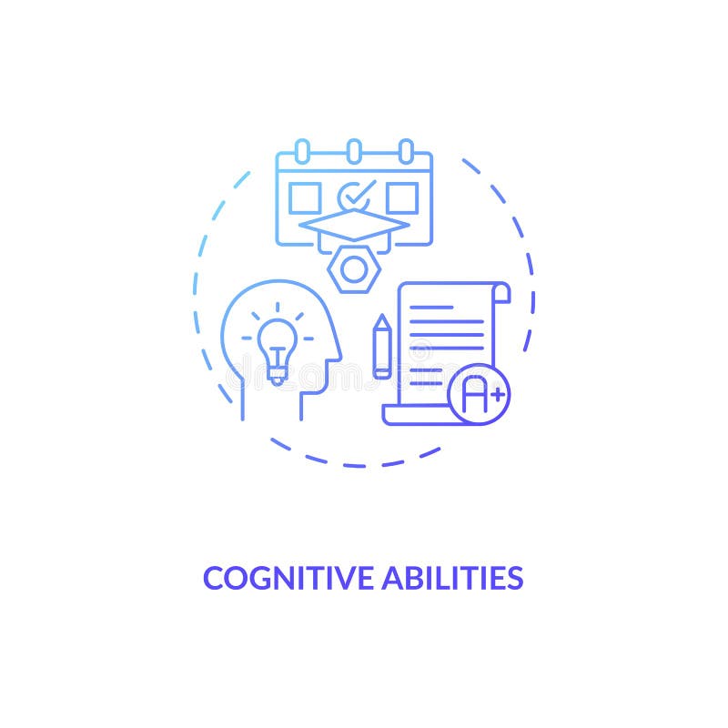 Cognitive Abilities Set Icon. Editable Icons Cognitive Abilities Theme ...