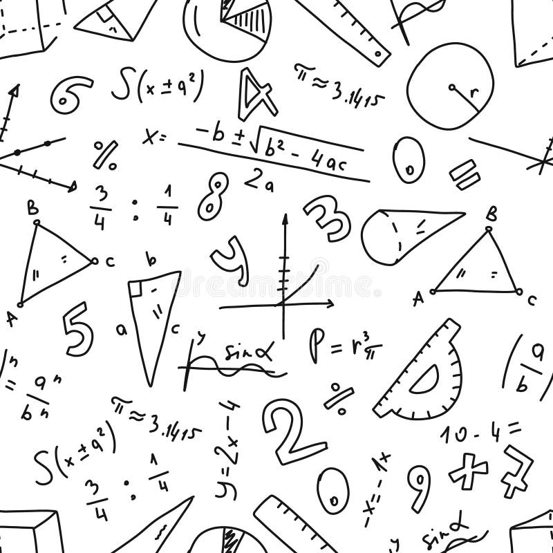 Cognitive Banner Geometry Numbers Randomness. Stock Vector ...