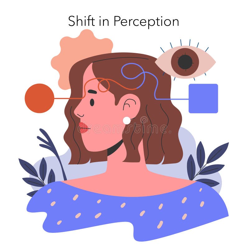 Cognitive Bias. Flat Vector Illustration Stock Illustration ...