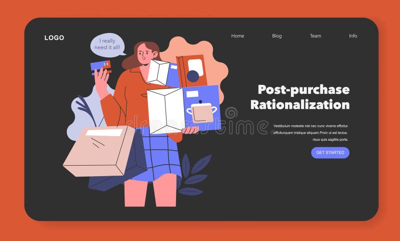 Cognitive Bias. Flat Vector Illustration Stock Vector - Illustration of ...