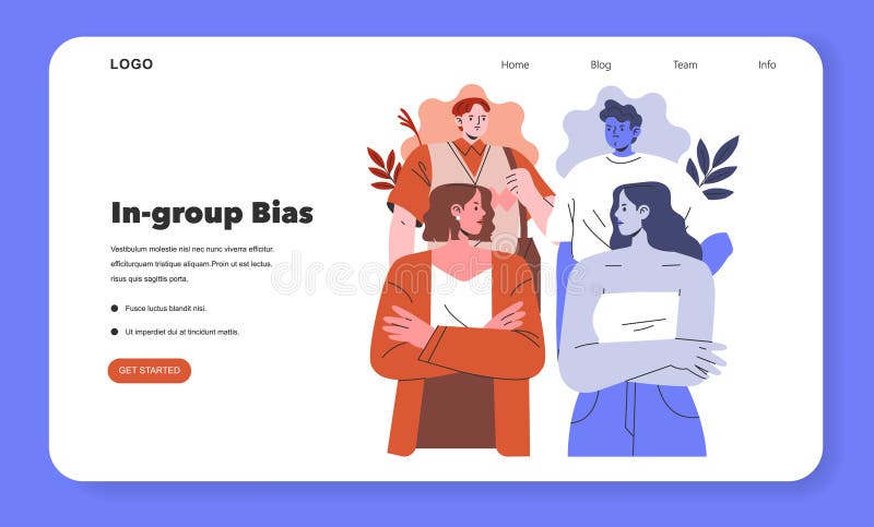 Cognitive Bias. Flat Vector Illustration Stock Vector - Illustration of ...