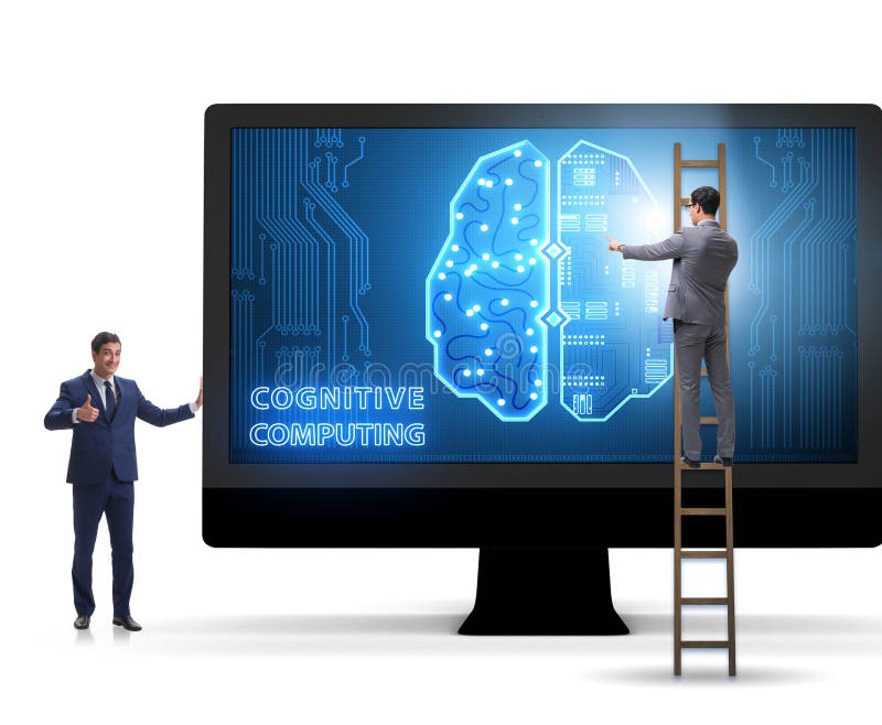 Cognitive Computing Concept As Modern Technology Stock Image - Image of ...