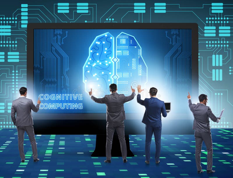 Cognitive Computing Concept As Modern Technology Stock Photo - Image of ...