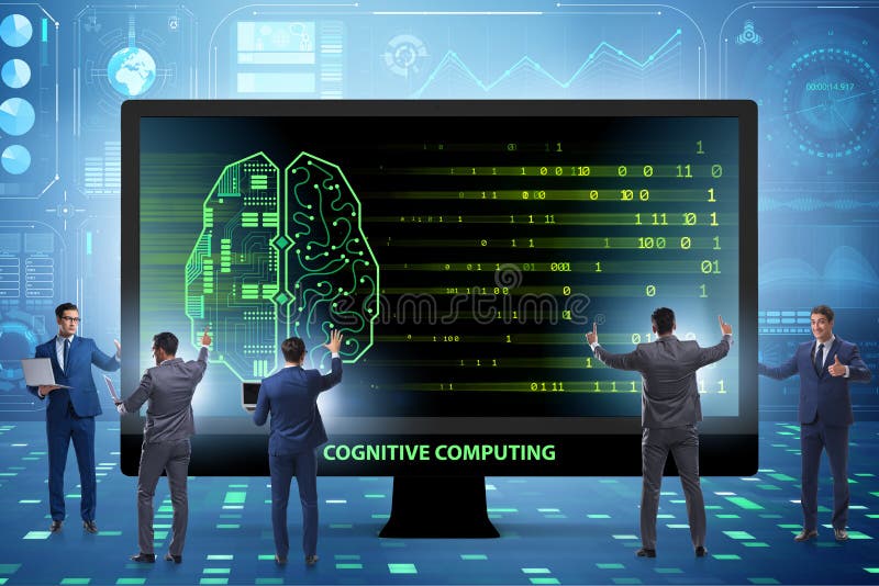 The Cognitive Computing and Machine Learning Concept Stock Photo ...