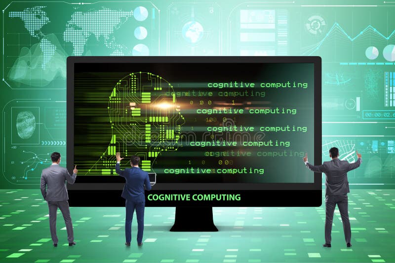 The Cognitive Computing and Machine Learning Concept Stock Photo ...