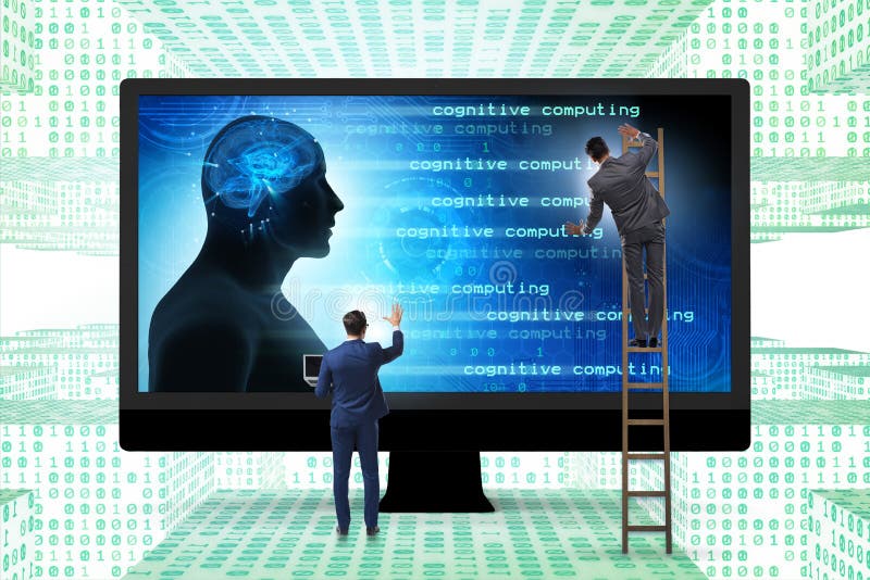 The Cognitive Computing and Machine Learning Concept Stock Photo ...