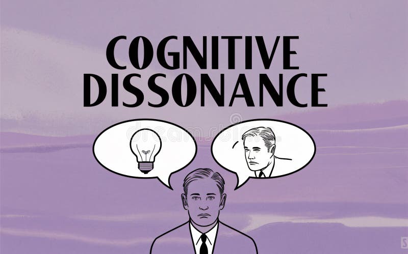 Cognitive Dissonance Stock Illustrations – 212 Cognitive Dissonance ...