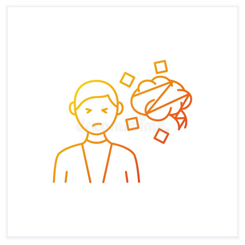 Cognitive Dissonance Chalk Icon Stock Vector - Illustration of digital ...