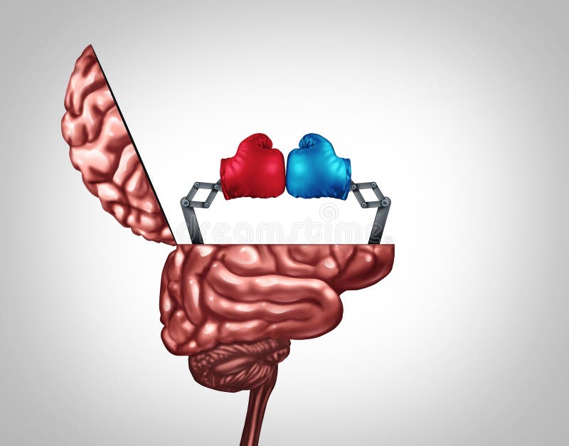 Cognitive Dissonance. Mental and Psychological Phenomenon Stock Vector ...