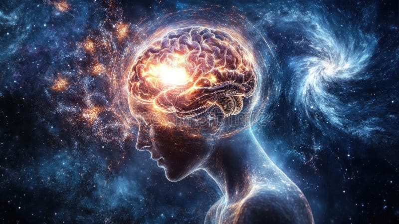 Cognitive Flow: Visualization of Human Consciousness, Illustrating ...