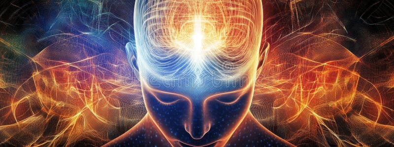 Cognitive Flow: Visualization of Human Consciousness, Illustrating ...