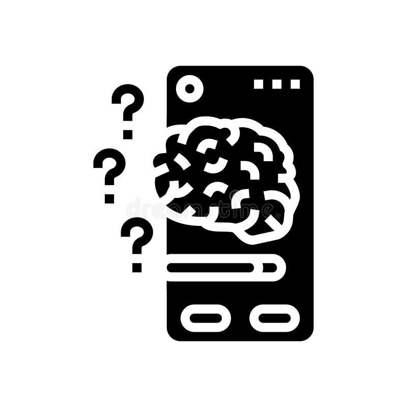 Cognitive Load Ux Ui Design Glyph Icon Vector Illustration Stock Vector ...