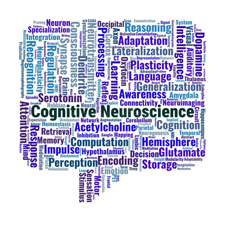 Cognitive Neuroscience Word Cloud. Key Concepts in Brain and Mind ...