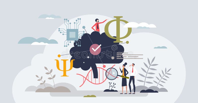 Cognitive Science As Study about Thinking Mind Process Tiny Person ...