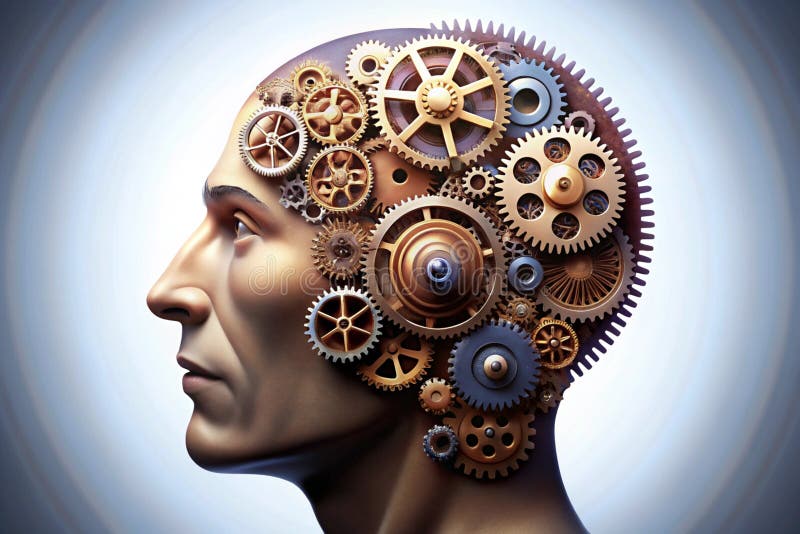 Cognitive Systems: the Human Brain and AI Working Together Stock ...