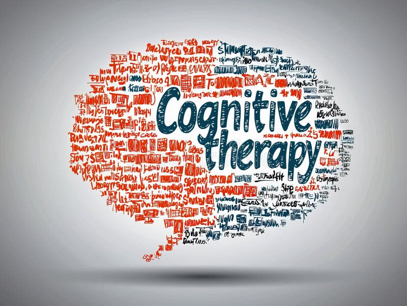 Cognitive Therapy Text Typography Stock Image - Image of drawing, space ...