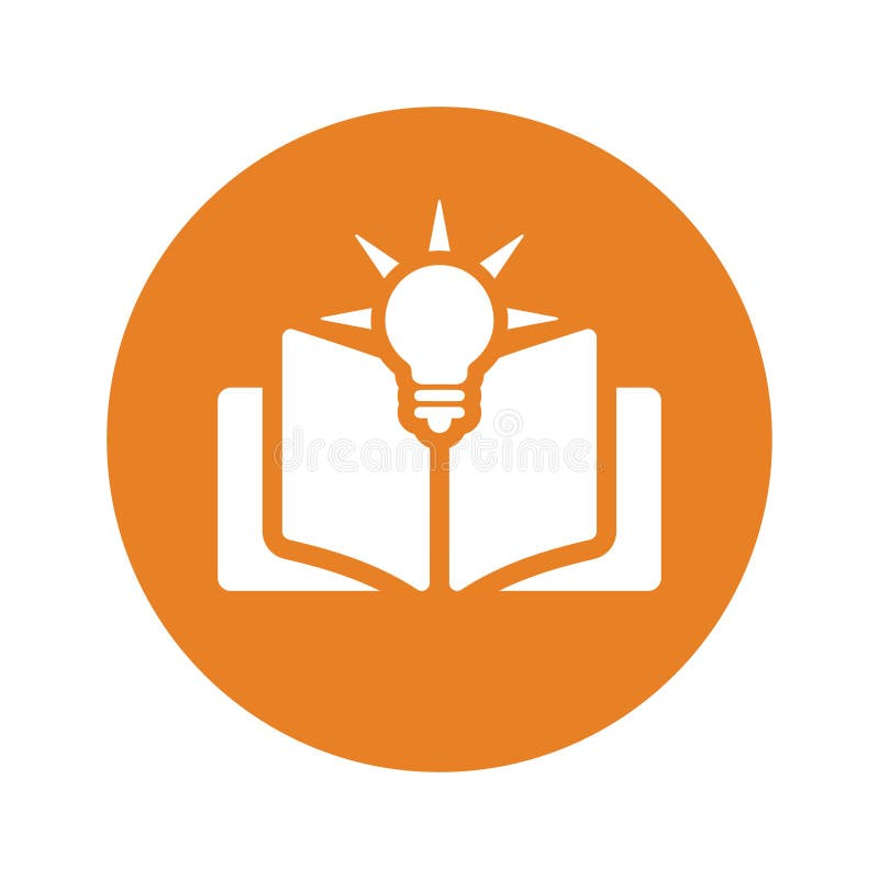 Cognize, Know, Knowledge Icon. Orange Color Vector EPS Stock ...